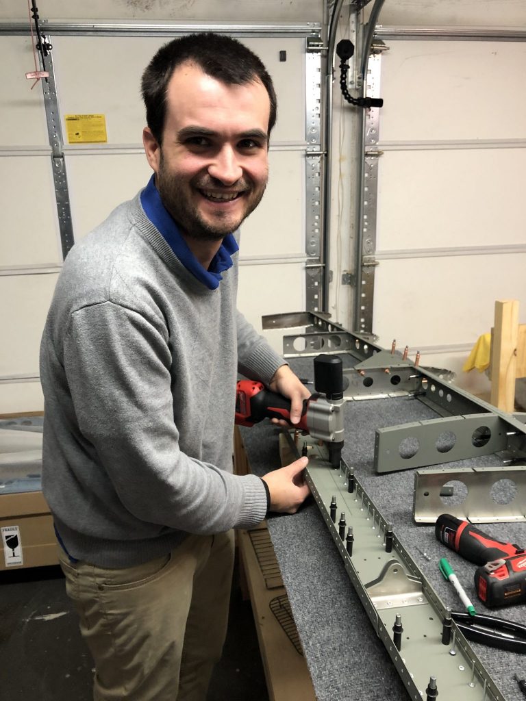 The beginning of a riveting story - Horizontal Stabilizer - Sarah's ...