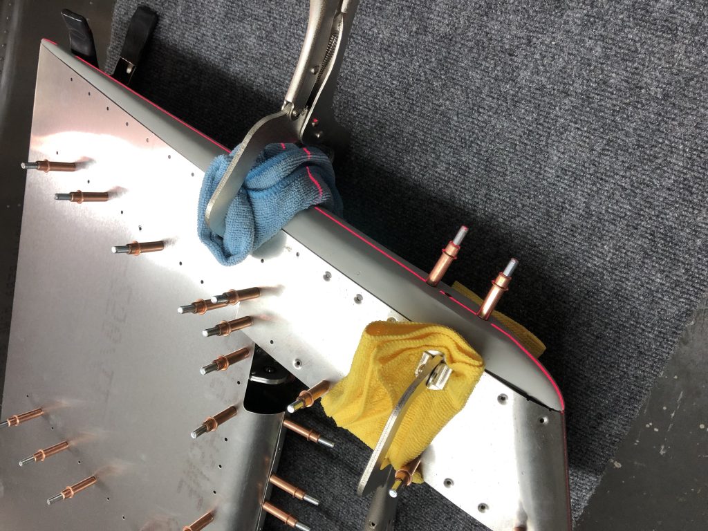 Rudder Tip fitting & riveting the skin - Sarah's Sling TSi Build Log