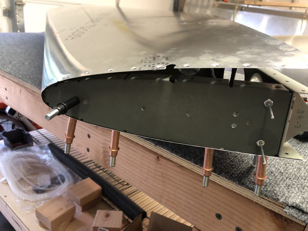 Vertical Stabilizer skin riveting - Sarah's Sling TSi Build Log